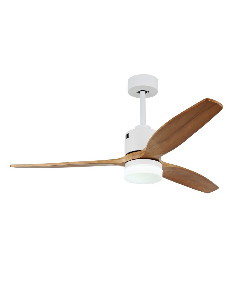 Cusp Barn 52" Indoor and Outdoor Wood Ceiling Fan with Lights Remote 3 ...